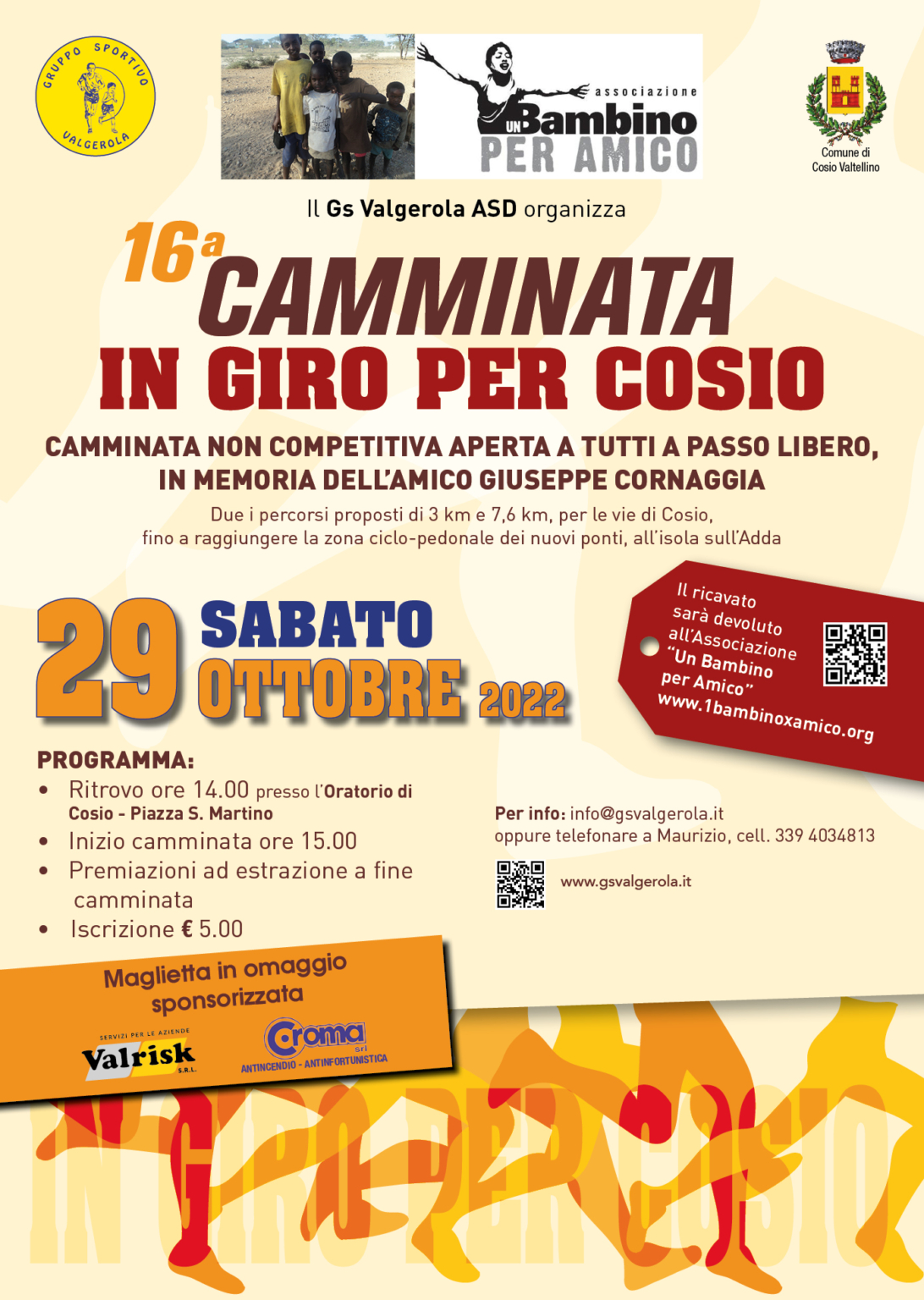 Camminata in Giro per Cosio 2022 – GS Valgerola